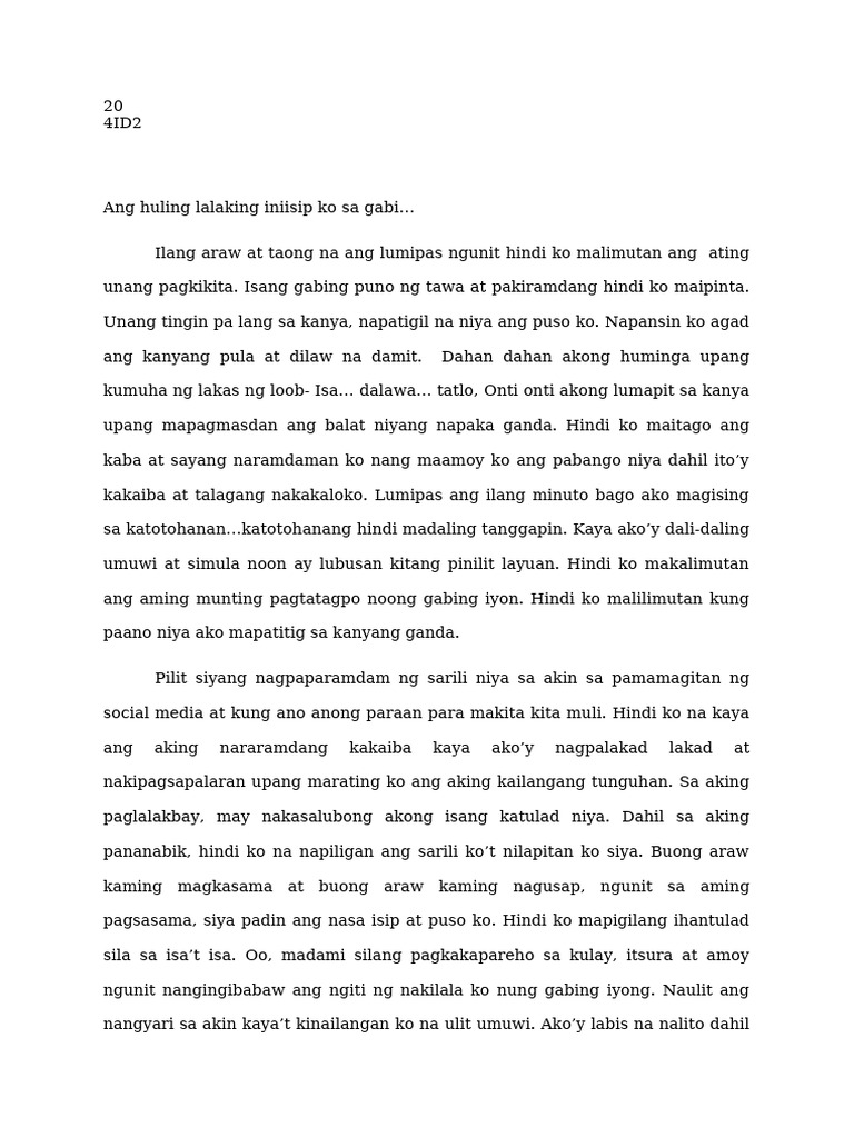 Orencia, Claryl Andrea-20-Prose | PDF