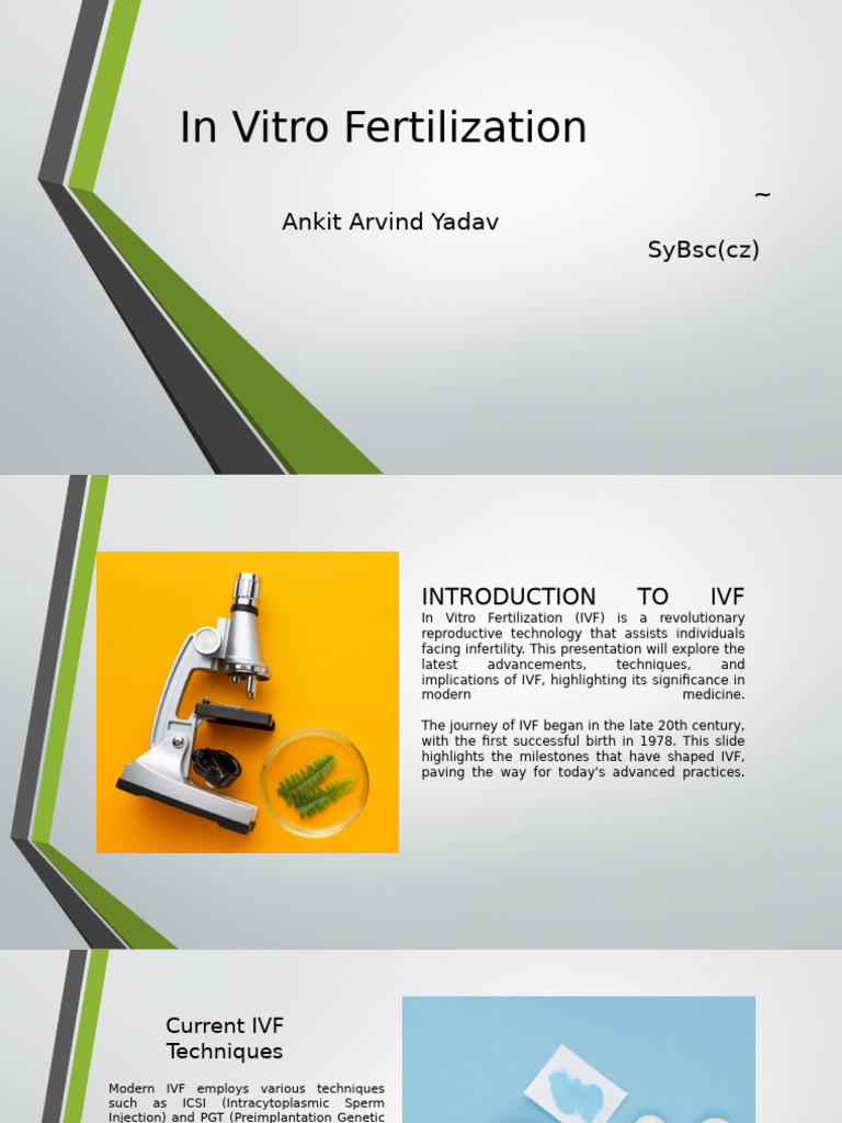 In Vitro Fertilization | PDF | In Vitro Fertilisation | Medical Specialties