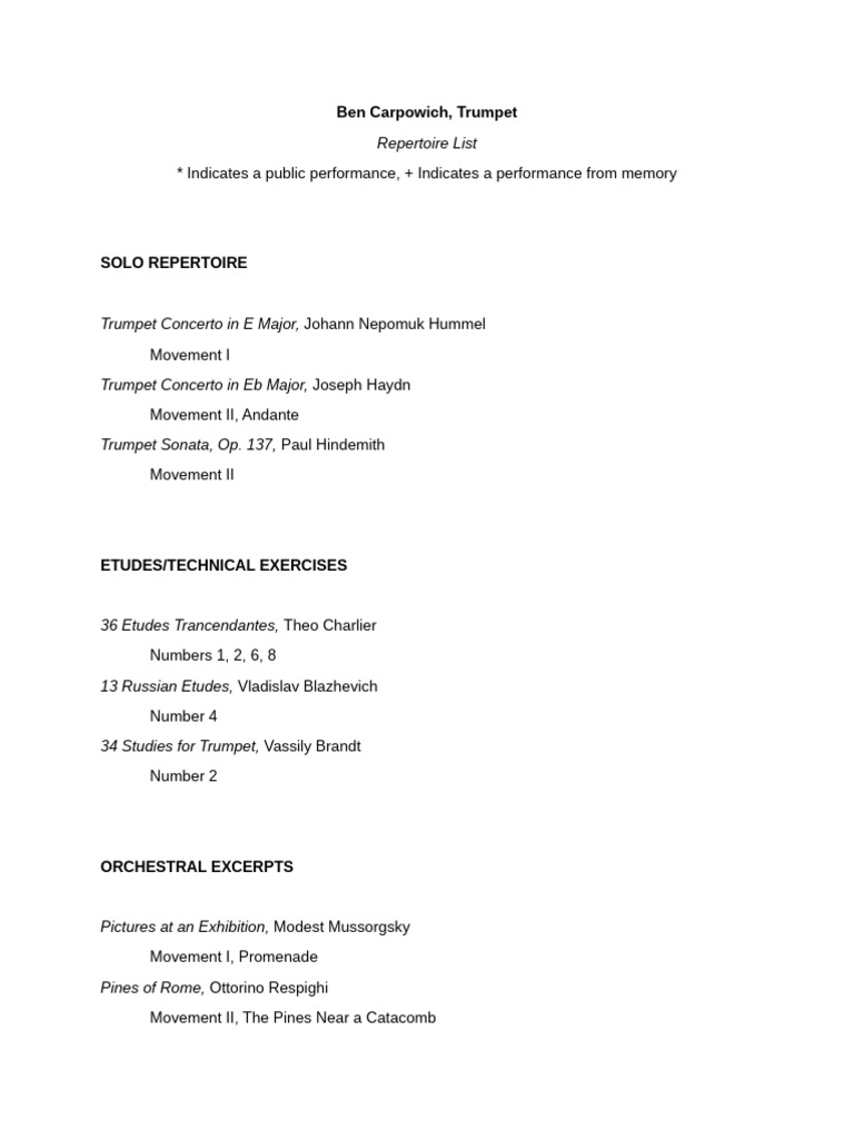 Rep List Template | PDF