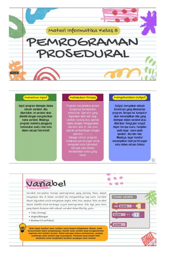 Pemrograman Prosedural | PDF