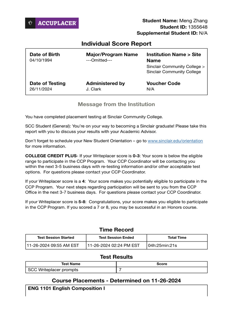 WritePlacer®7-8 20241126 | PDF