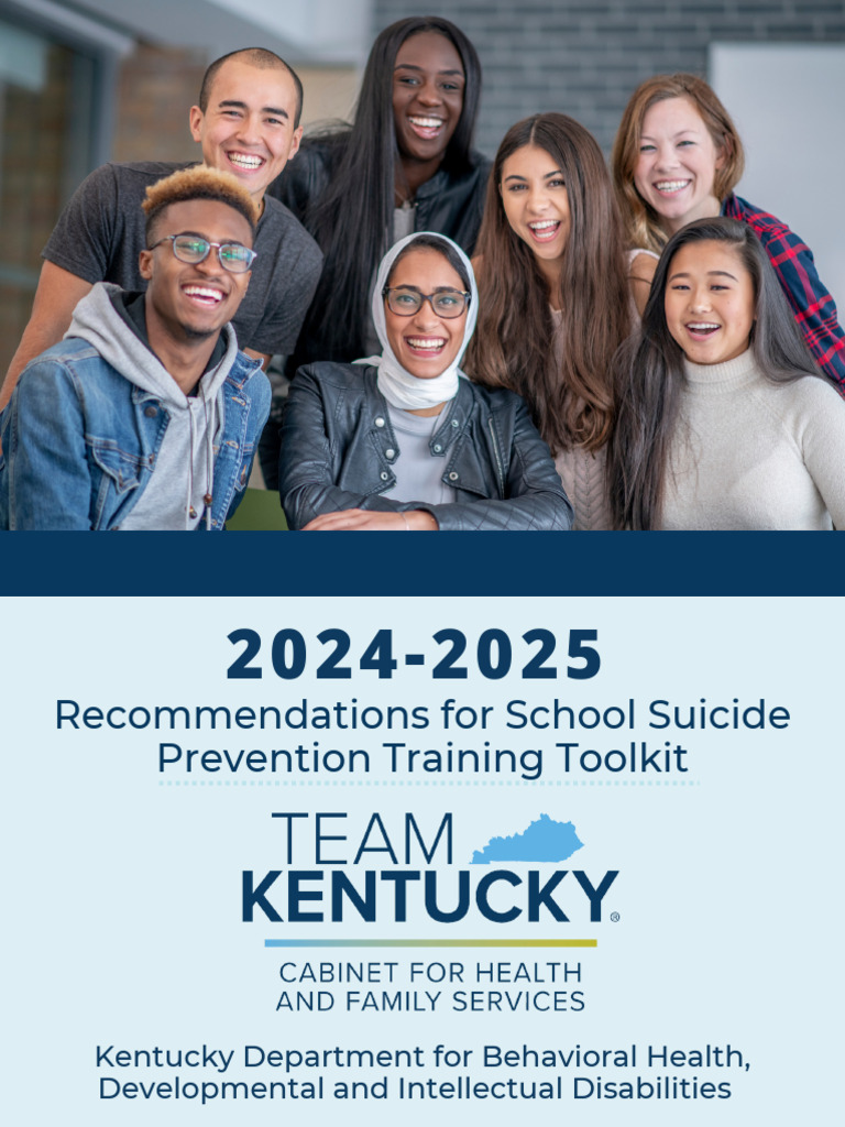 2024-2025 DBHDID Recommendations For School Suicide Prevention Training ...