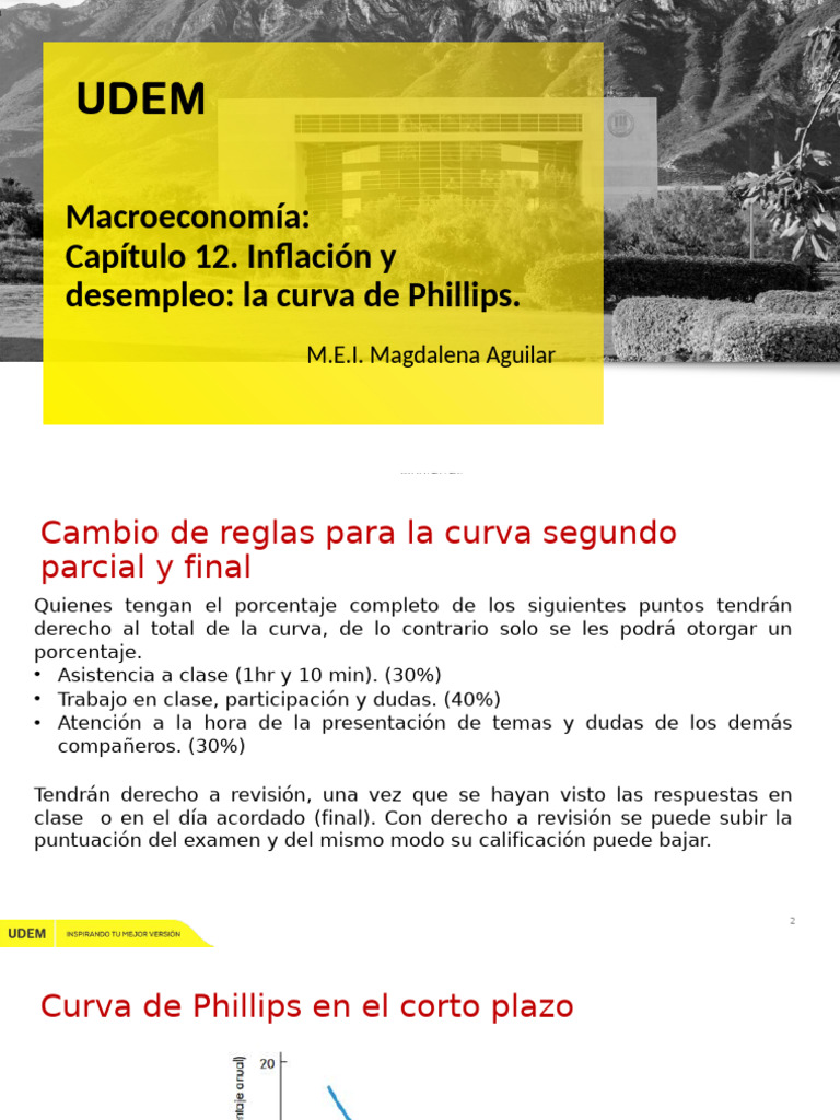 Inflación y Desempleo La Curva de Phillips | PDF