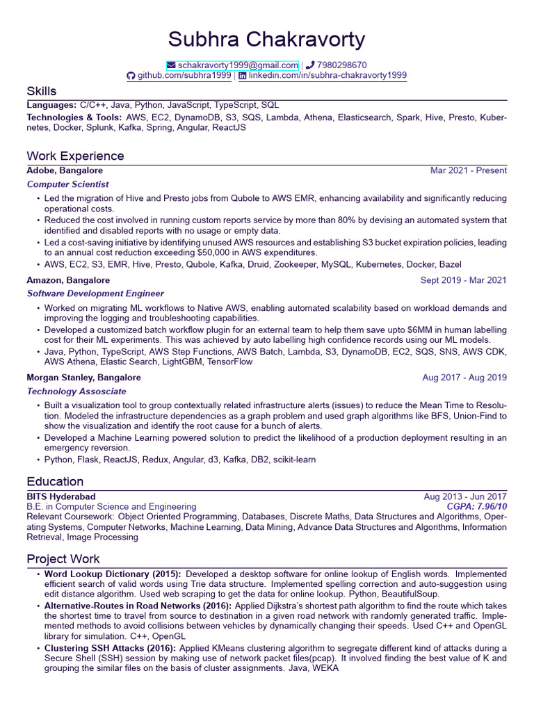 Ashish Pratap Singh Resume | PDF | Amazon Web Services | Data