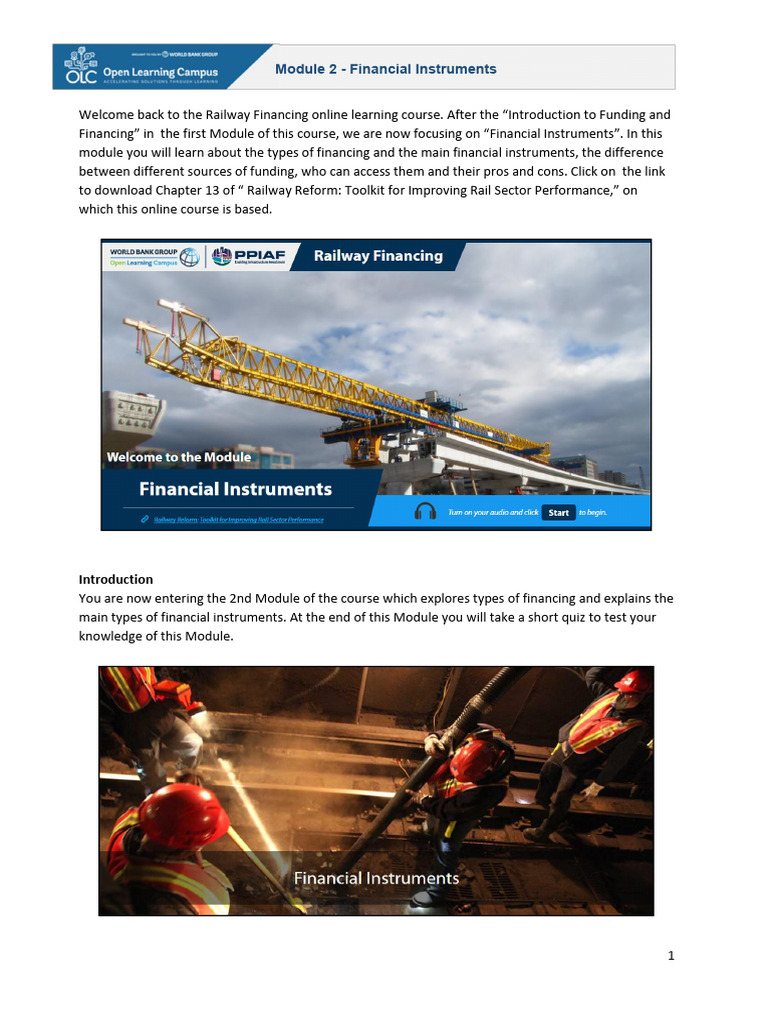 Module_2_Presentation_script | PDF | Bonds (Finance) | Public–Private Partnership