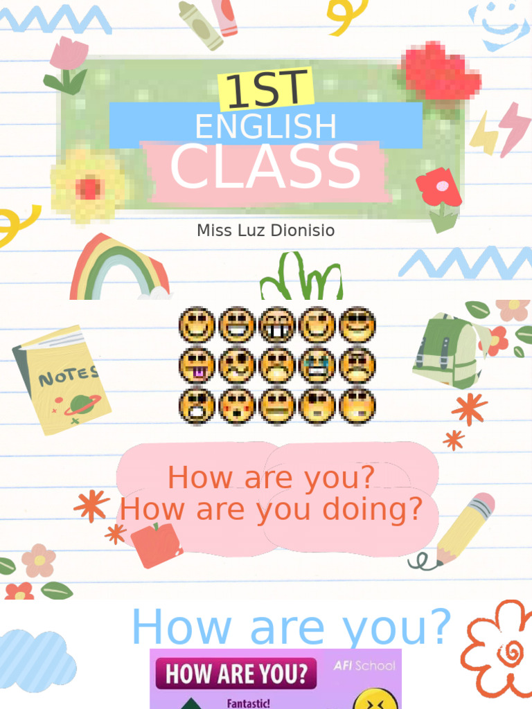 Introduction English Class | PDF