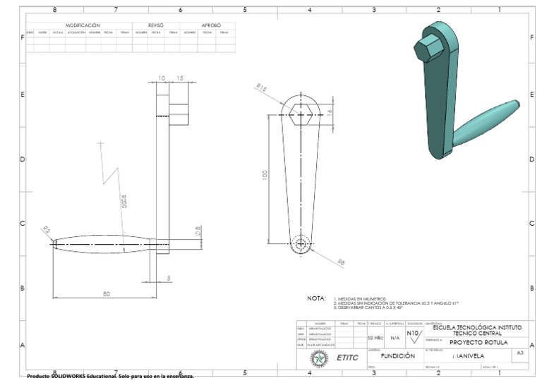 Plano Manivela | PDF