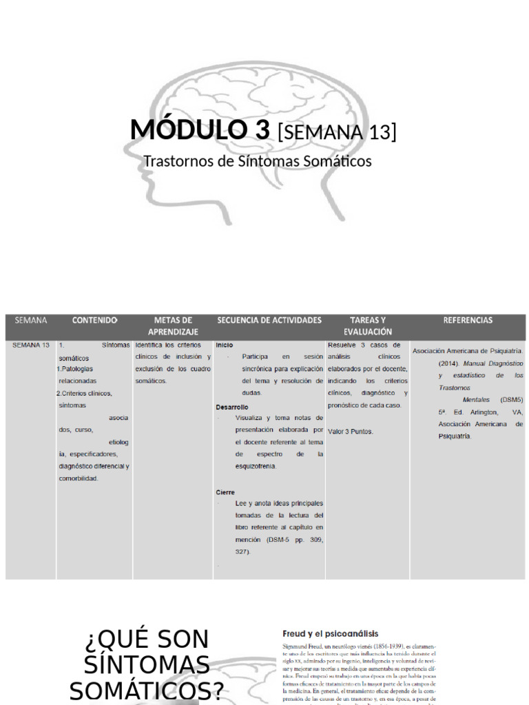 13 Trastornos Somaticos | PDF | Ansiedad | Trastorno mental