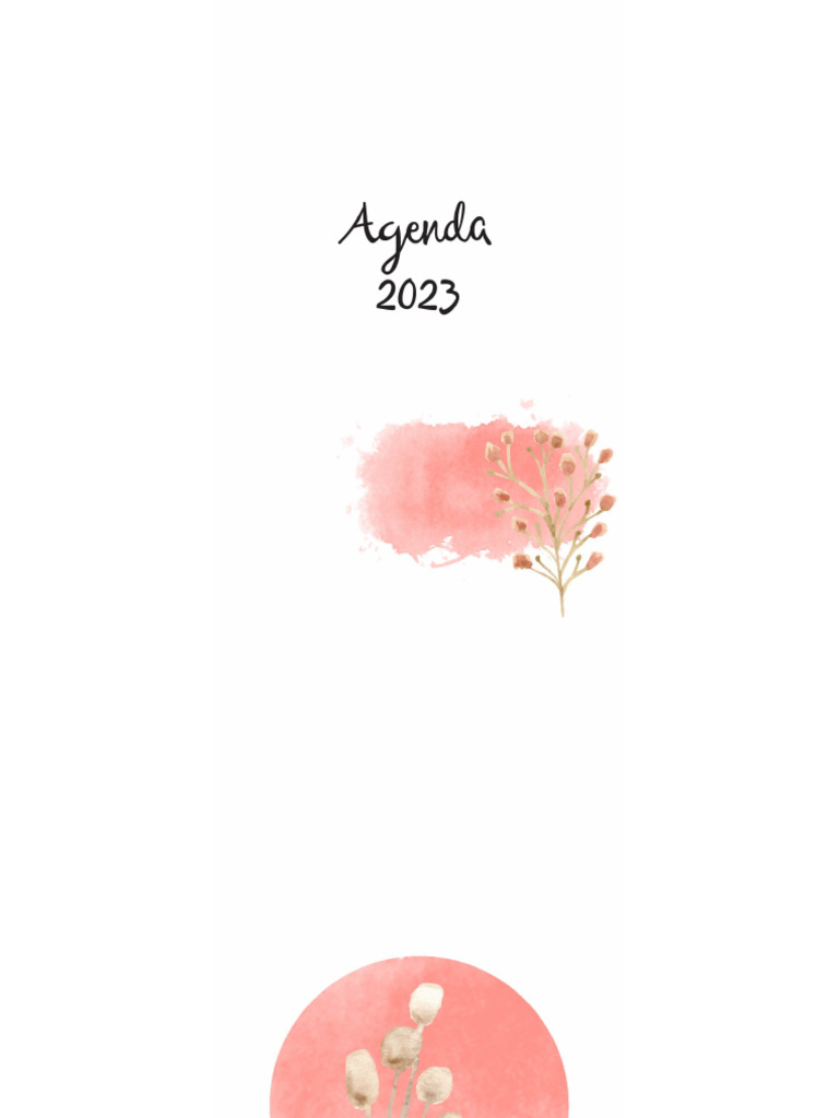 Agenda Pink Completa | PDF