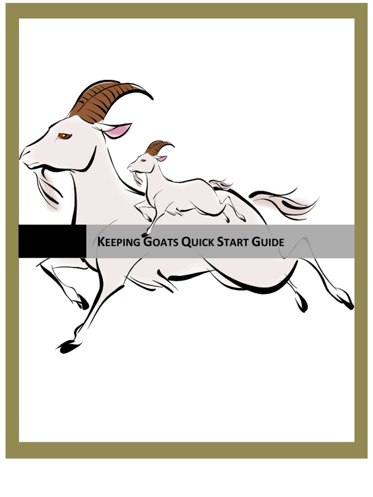 Free Keeping Goats Quick Start Guide | PDF | Goat | Livestock Farming