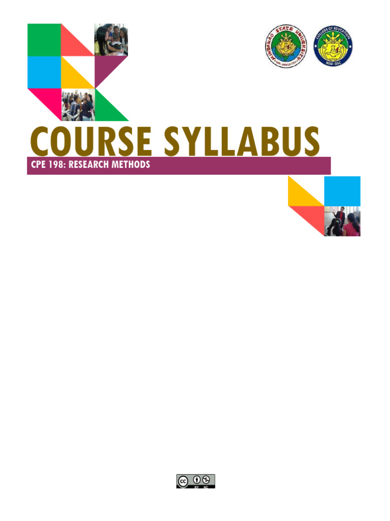 CPE 198 Course Syllabus | PDF | Educational Assessment | Evaluation