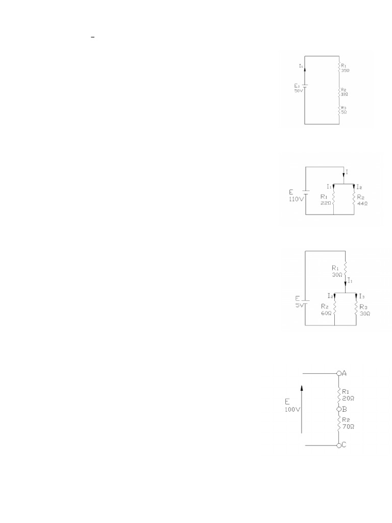 Tutorial 3A - Simple DC Circuit 1 | PDF | Electrical Network | Electrical Resistance And Conductance