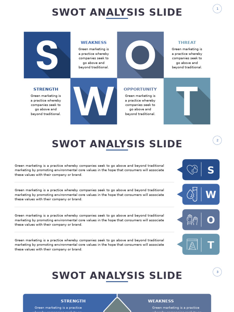 Green Marketing SWOT Analysis Overview | PDF | Swot Analysis | Private ...