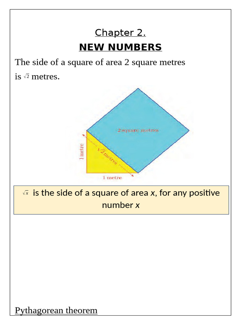Chapter 2. New Numbers | PDF