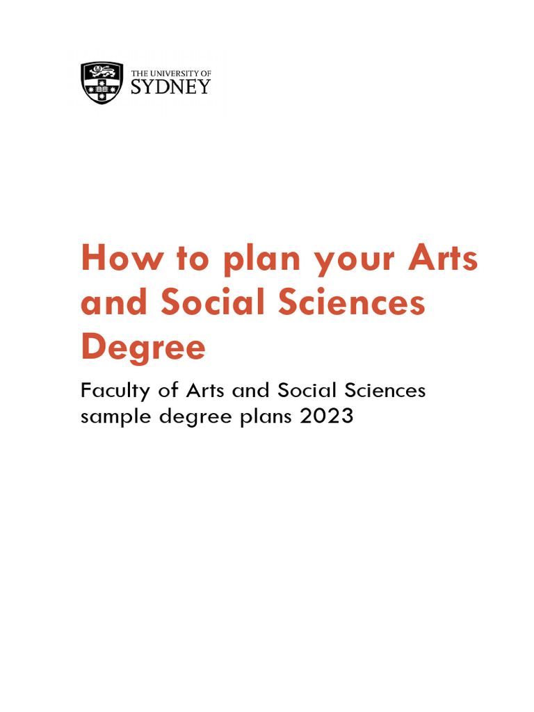 fass-degree-planners | PDF | Bachelor Of Arts | Liberal Arts Education