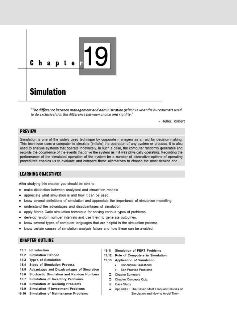 Simulation | PDF | Probability Distribution | Simulation