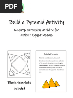 5th Grade Pyramid Project Guide | PDF | Egyptian Pyramids