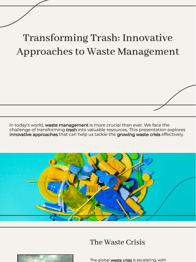 Innovative Waste Management Solutions | PDF | Waste | Waste Management