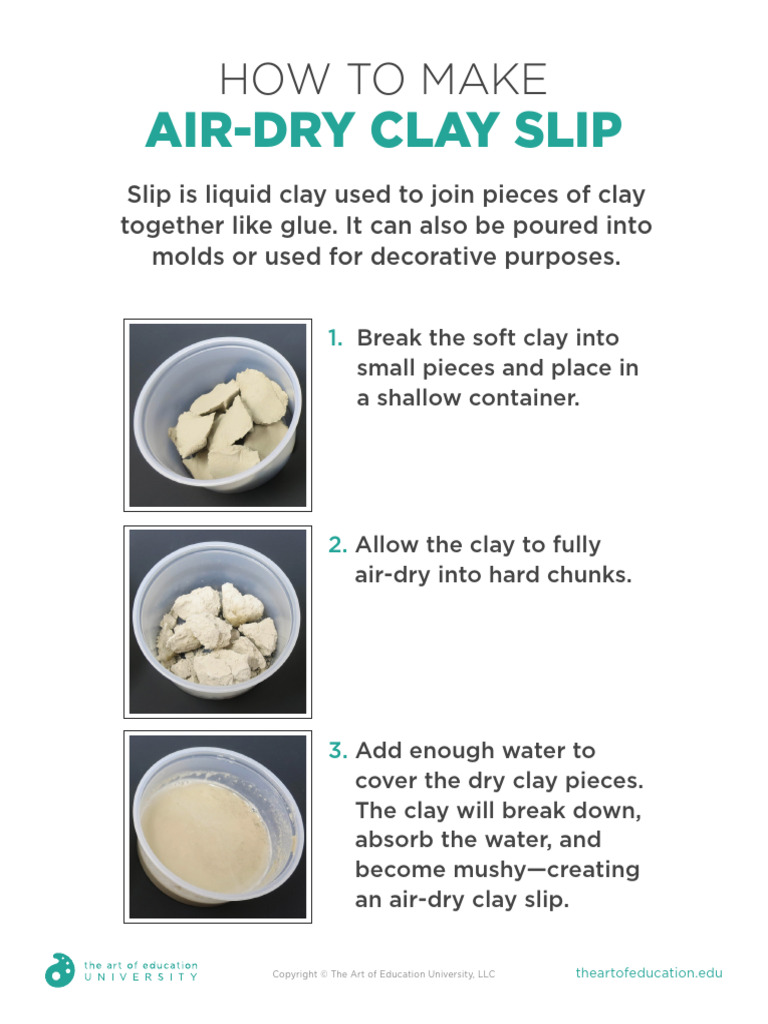 Making Air-Dry Clay Slip | PDF