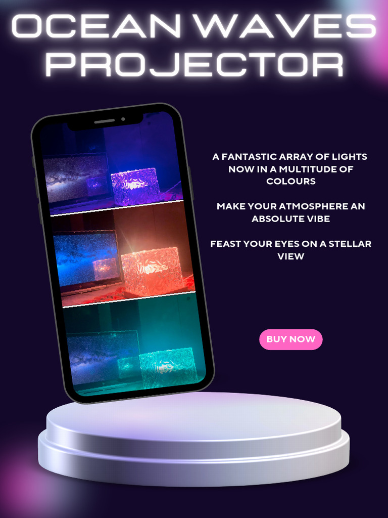 ocean waves projector ad | PDF