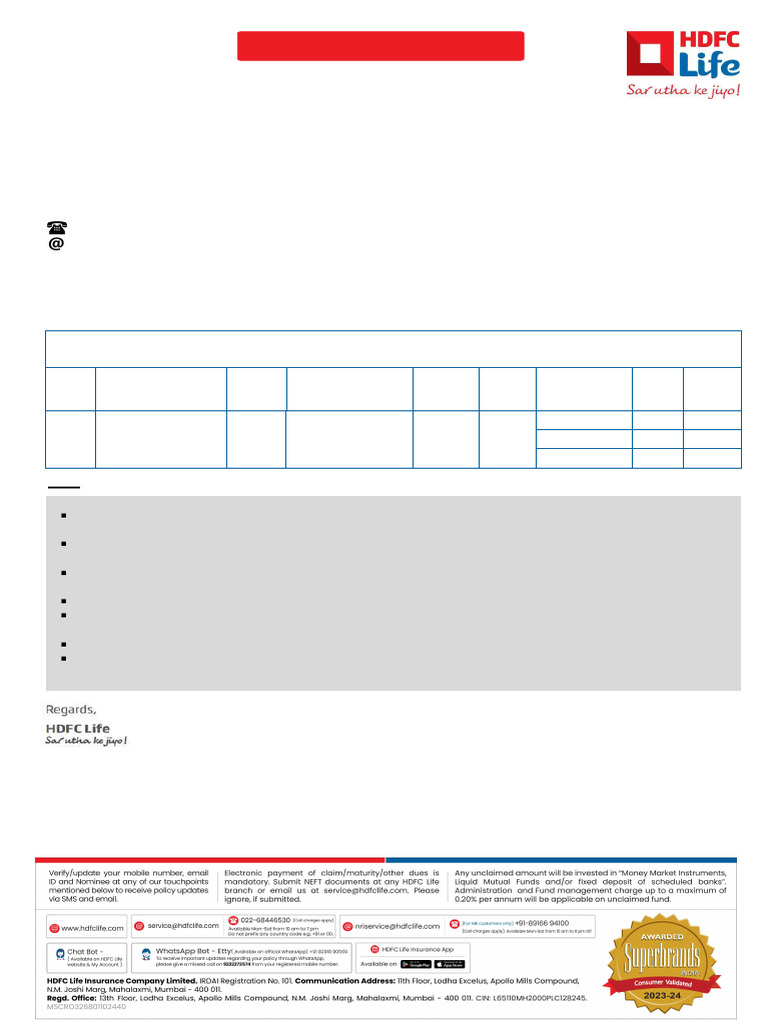 Annual Premium Statements | PDF | Income Tax | Insurance