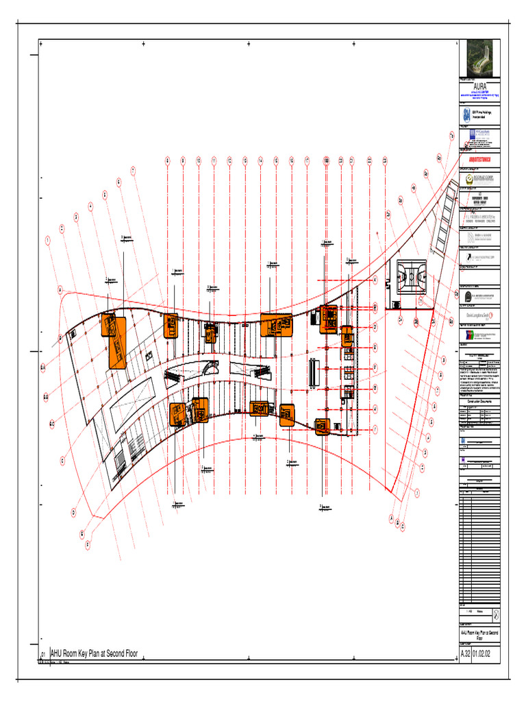 2F - AHU Room Key Plan | PDF | Computing