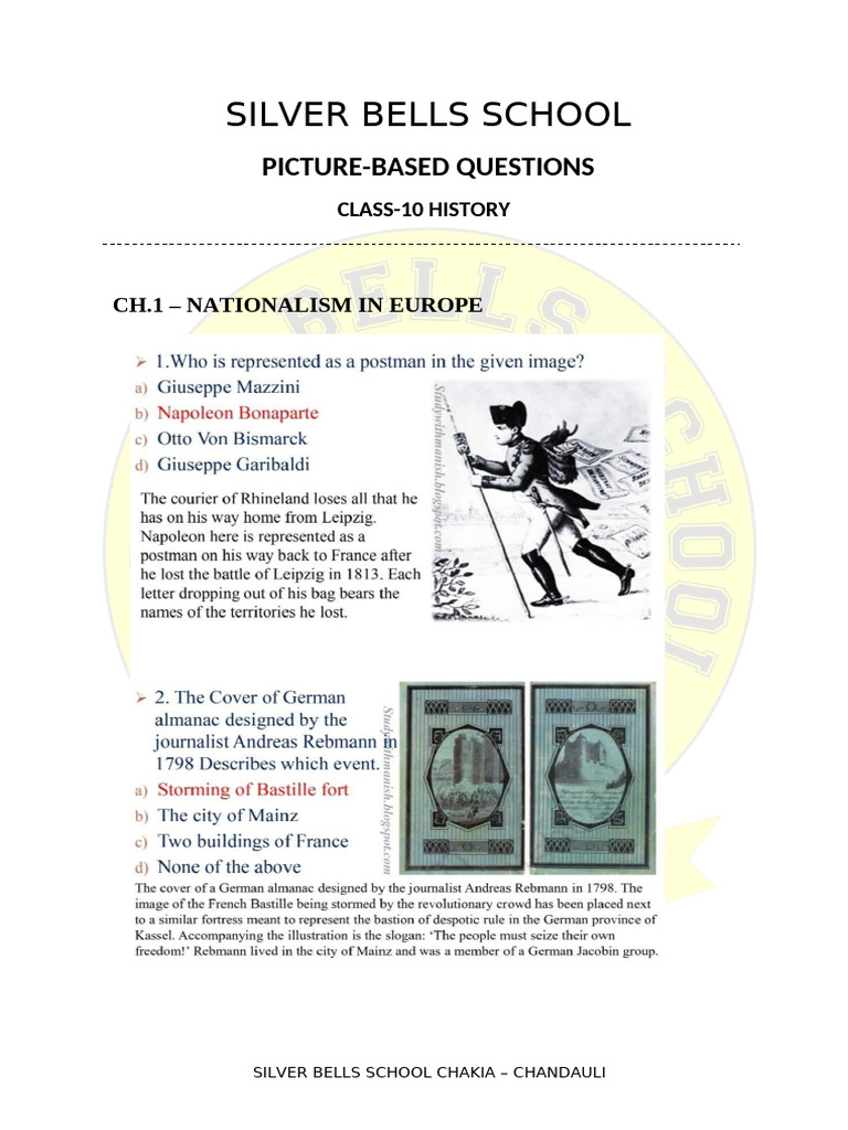 Class 10 History Questions Guide | PDF