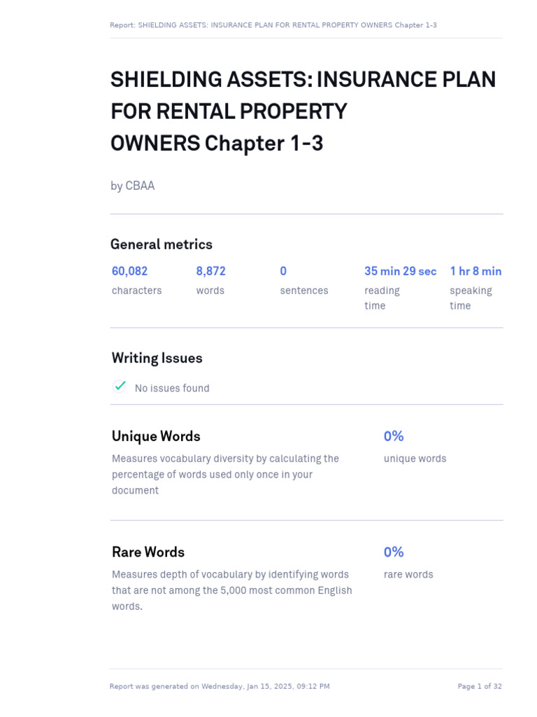 chapter 1-3 grammarly | PDF | Insurance | Natural Disasters