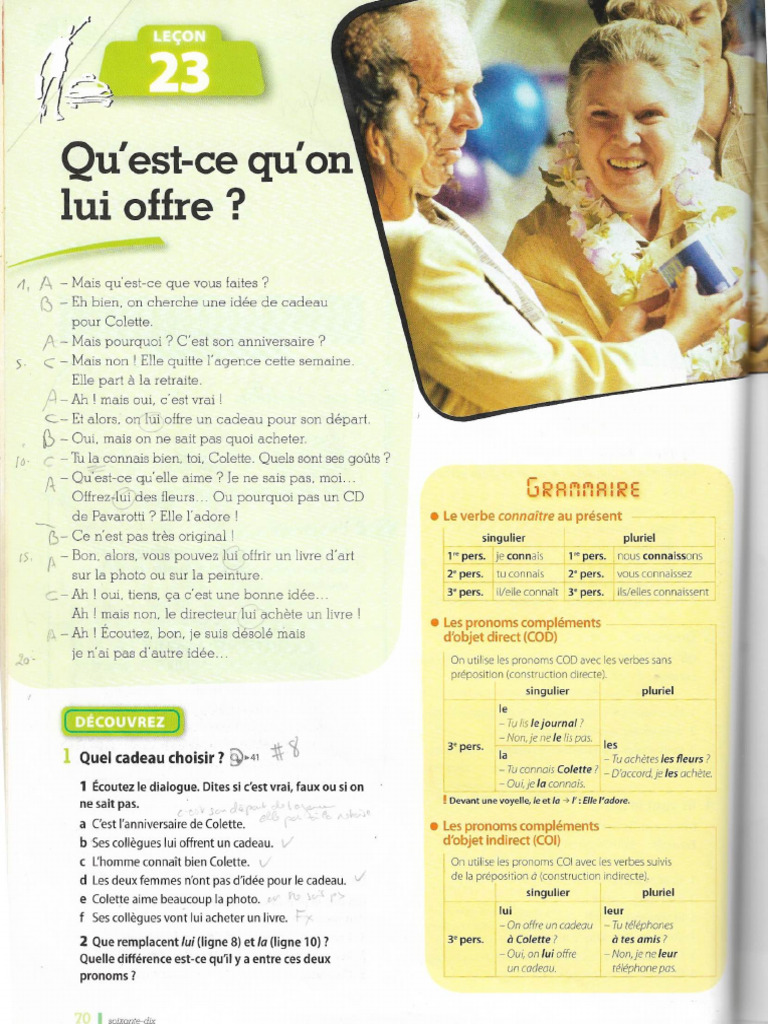 U 23 QUest-ce Quon Lui Offre - (OK) | PDF