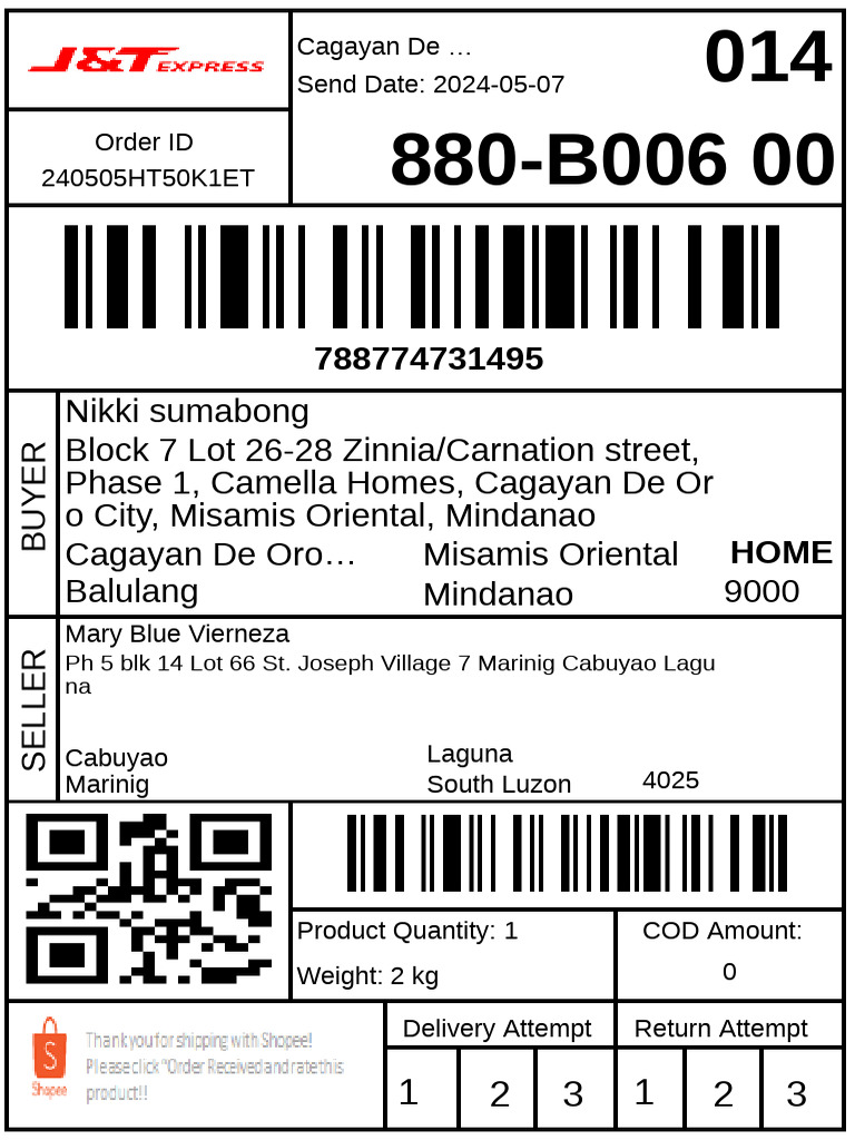 Air Waybill | PDF