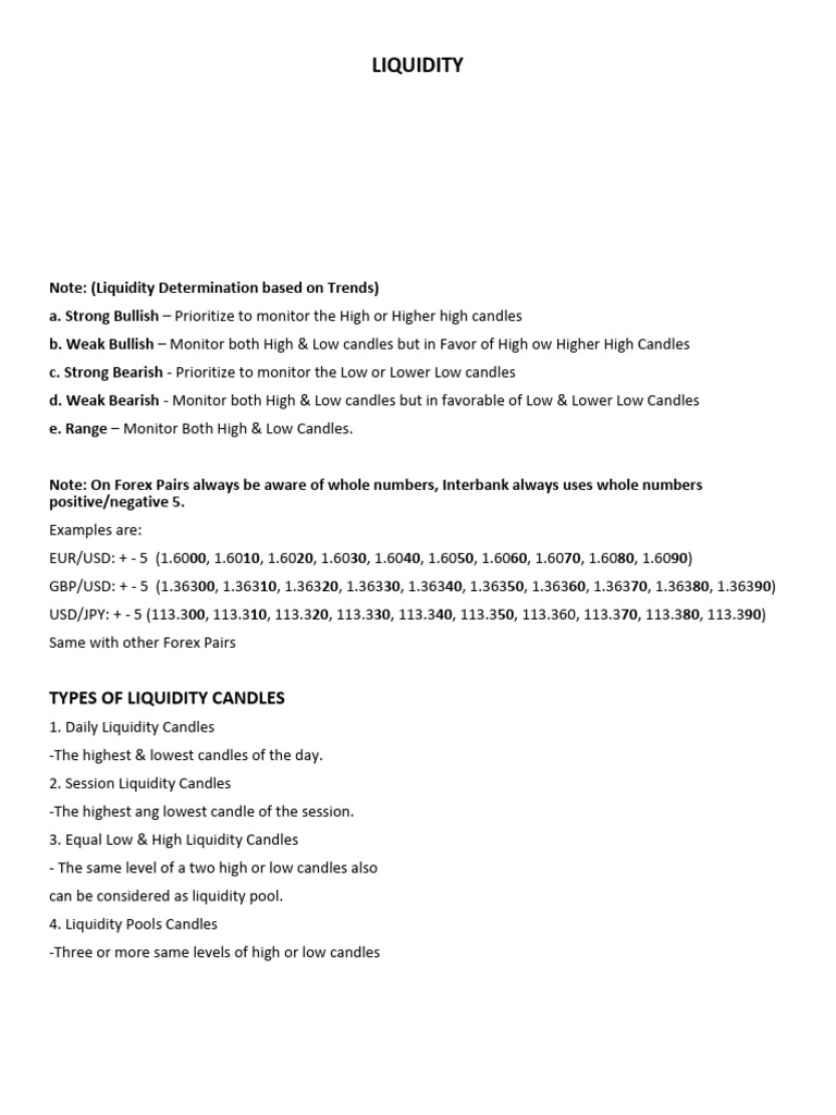 Understanding Forex Liquidity Dynamics | PDF | Foreign Exchange Market ...