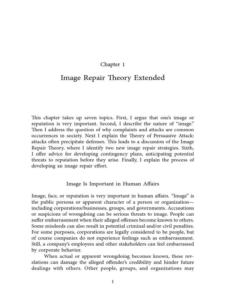 Accounts Excuses and Apologies Third Edition Image... - (Chapter 1 ...