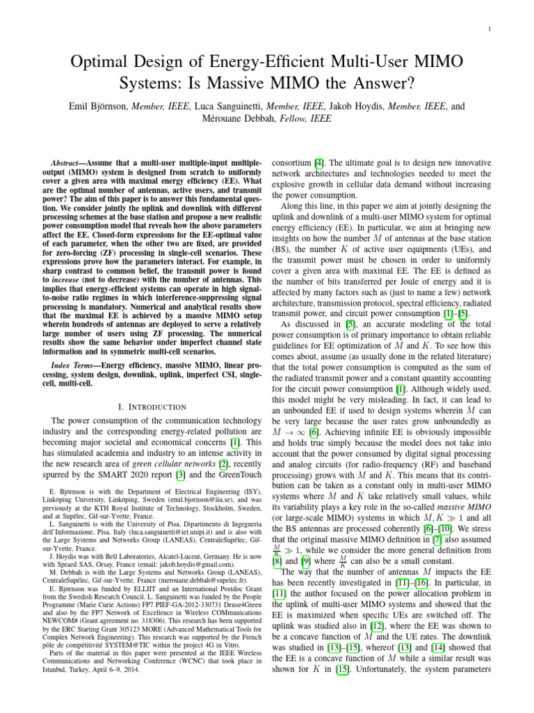 IEEE Paper | PDF | Mimo | Radio Technology