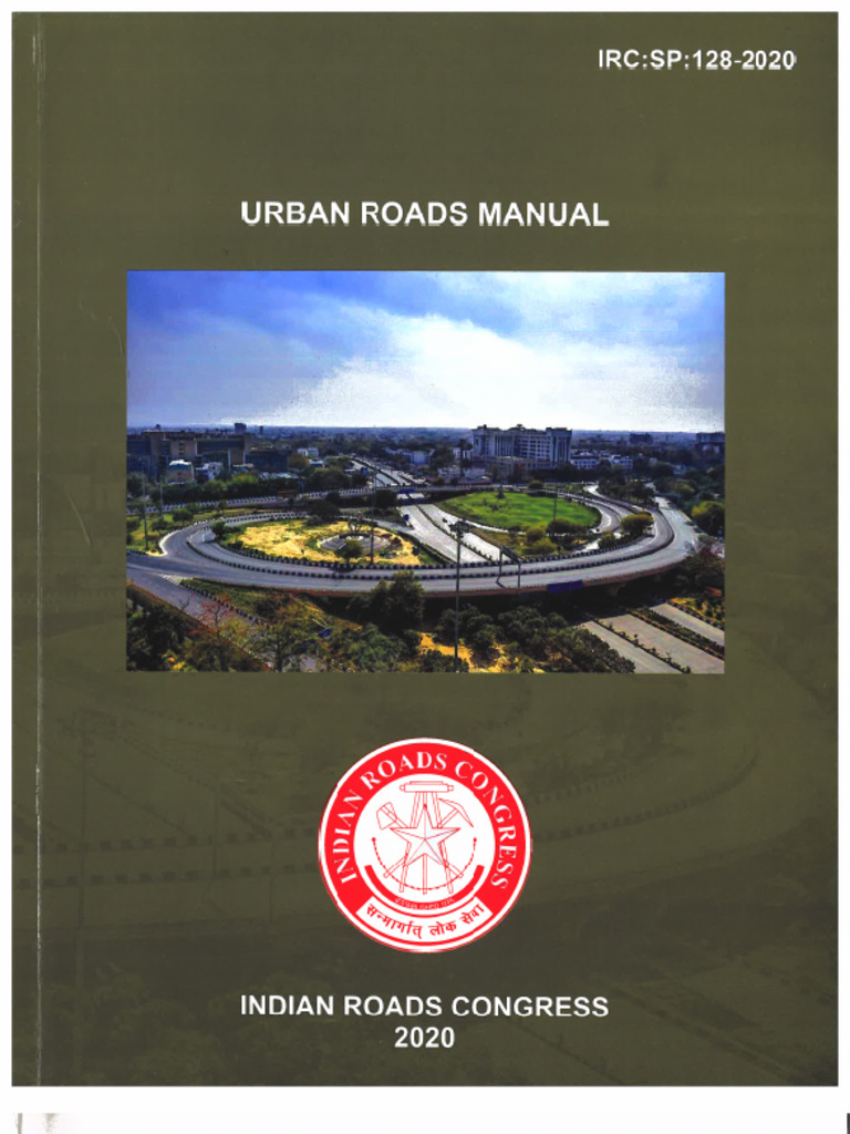 IRC SP 128 2020 Urban Road Manual | PDF