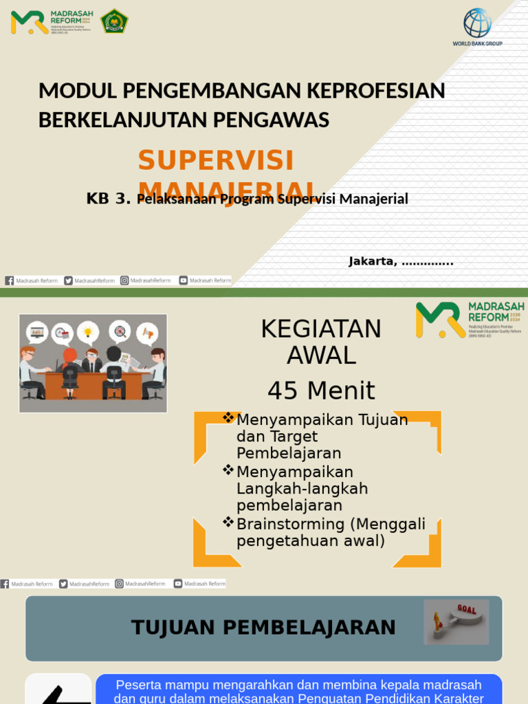 Bahan Tayang KB. 3. Pelaksanaan Program | PDF