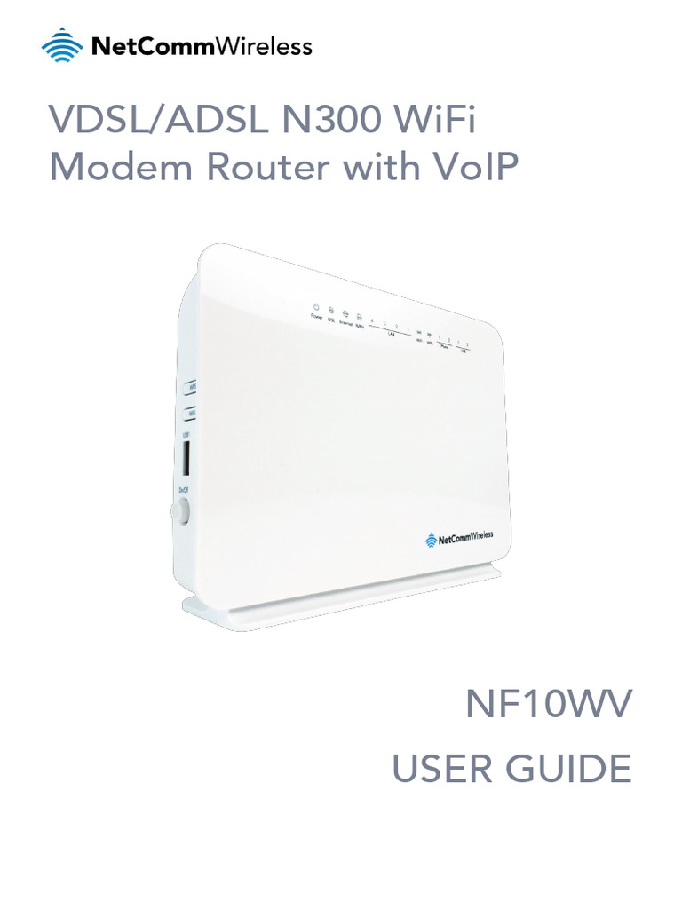 Netcomm router manual | PDF | Wi Fi | Computer Network