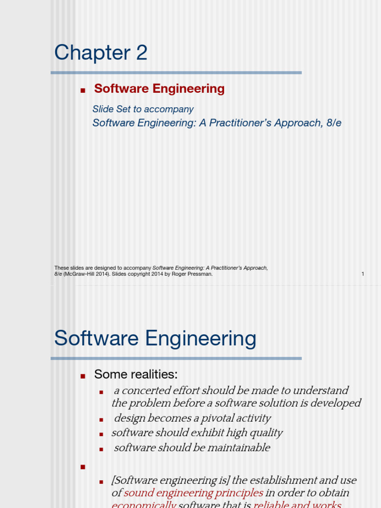 2 فصل اول- مهندسی نرم‌افزار | PDF | Software Engineering | Software