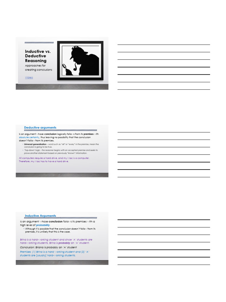 Ch1-8 Lecture slides | PDF | Argument | Logical Consequence Ch1-8 Lecture slides | PDF | Argument | Logical Consequence