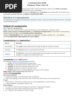 Communication Skills -Class 10 Ppt | PDF | Communication | Nonverbal ...