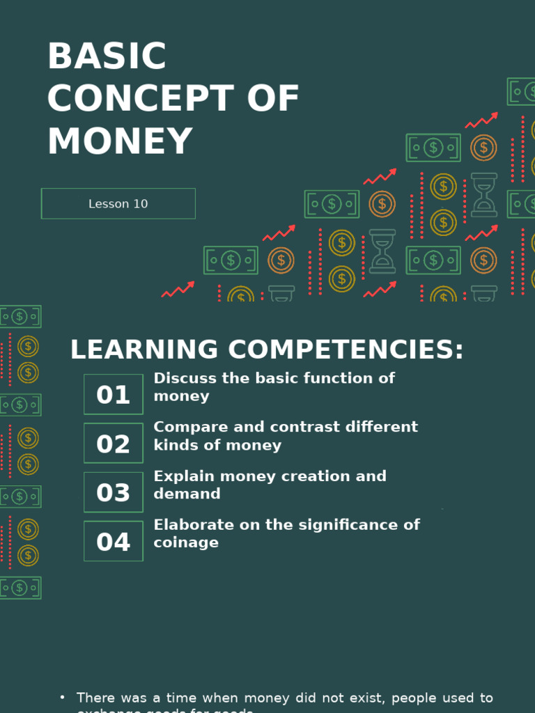 1.1 Basic Concept of Money 1 | PDF | Money | Currency