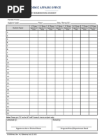 Final Exam Cover Page Template | PDF