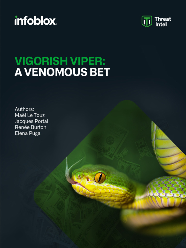 Infoblox Report Vigorish Viper A Venomous Bet | PDF | Domain Name ...