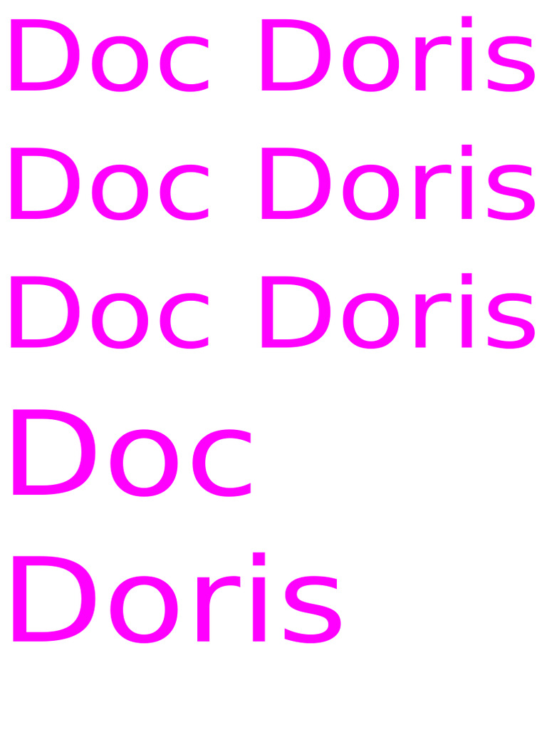 Doris Lettering | PDF