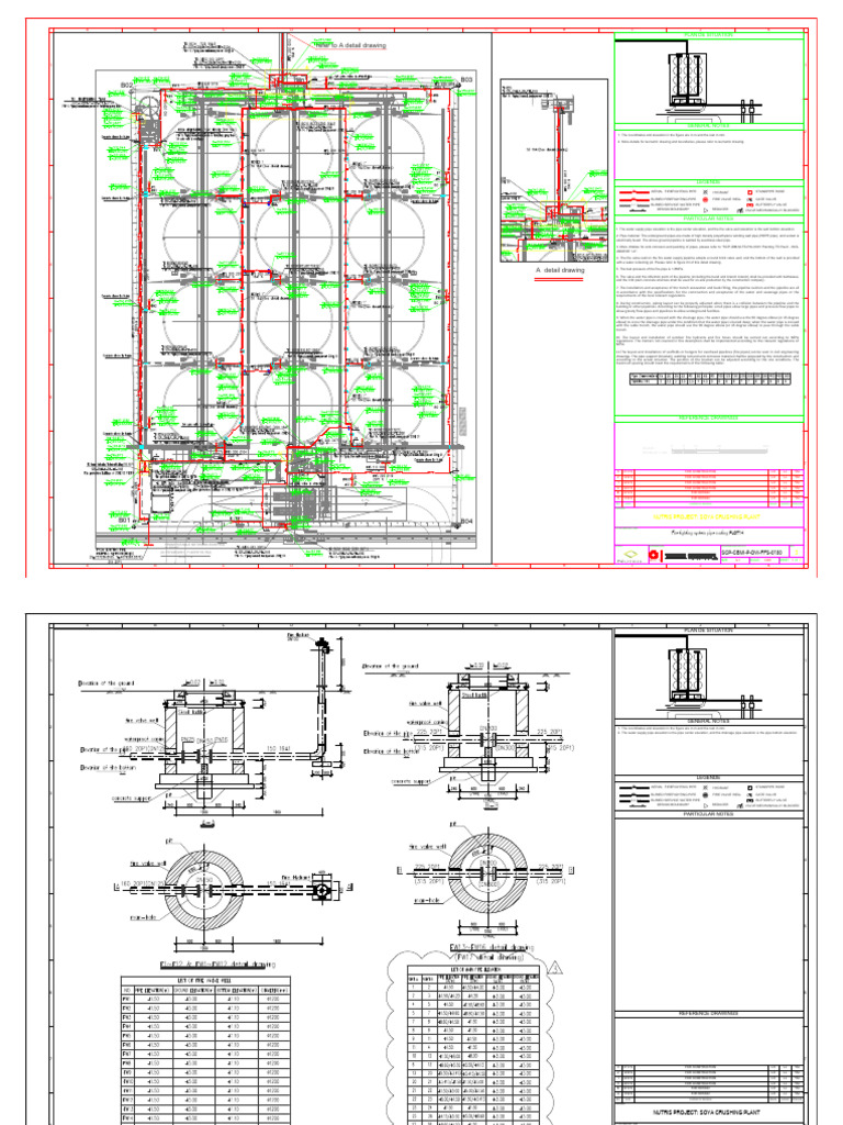 SCP-CBMI-P-DW-FFS-0100-3 Fire Fighting System Pipe Routing PLOT14 | PDF ...