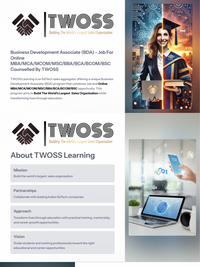 Business Development Associate BDA Job | PDF | Master Of Business ...