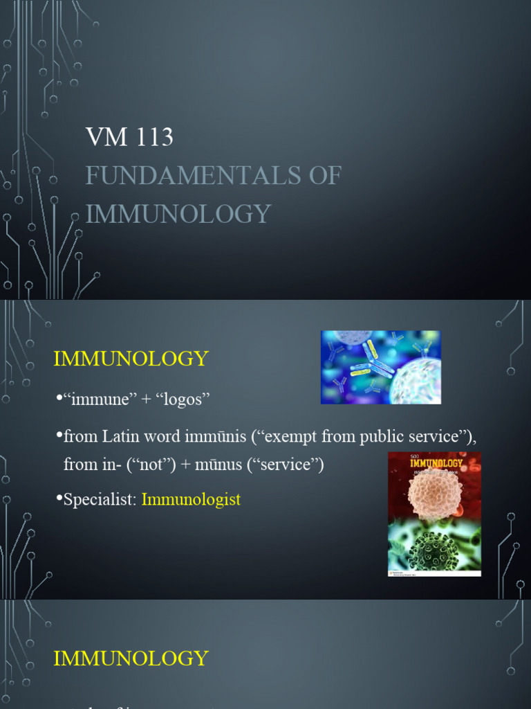 FUNDAMENTALS OF IMMUNOLOGY | PDF | Immunology | Immune System