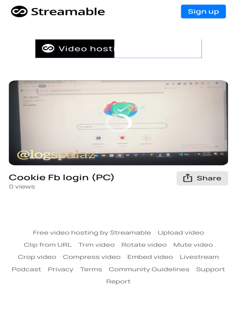 Watch Cookie FB Login (PC) Streamable | PDF