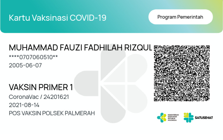 Sertifikat Vaksin Pdf