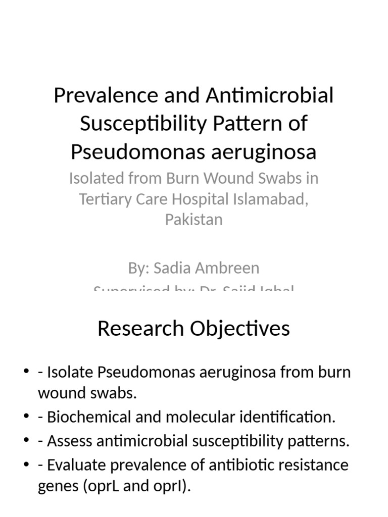 Integrated_Pseudomonas_Study_Presentation (2) | PDF | Pseudomonas ...
