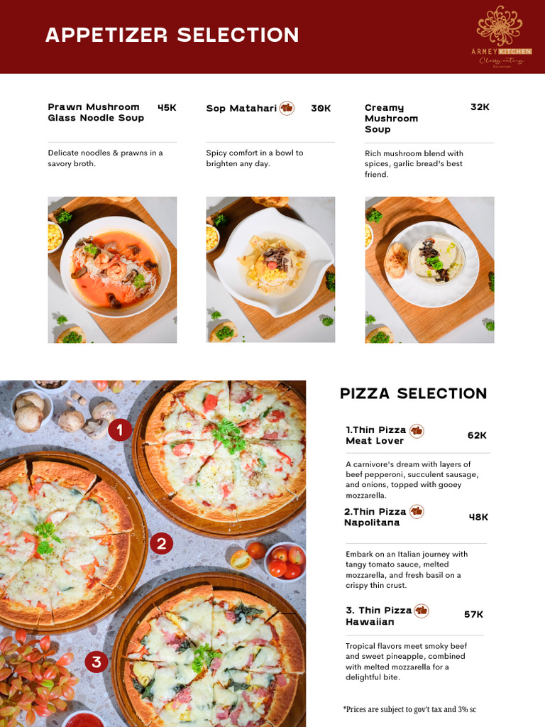 Menu Ala Carte (2) | PDF | Indonesian Cuisine | Milkshake